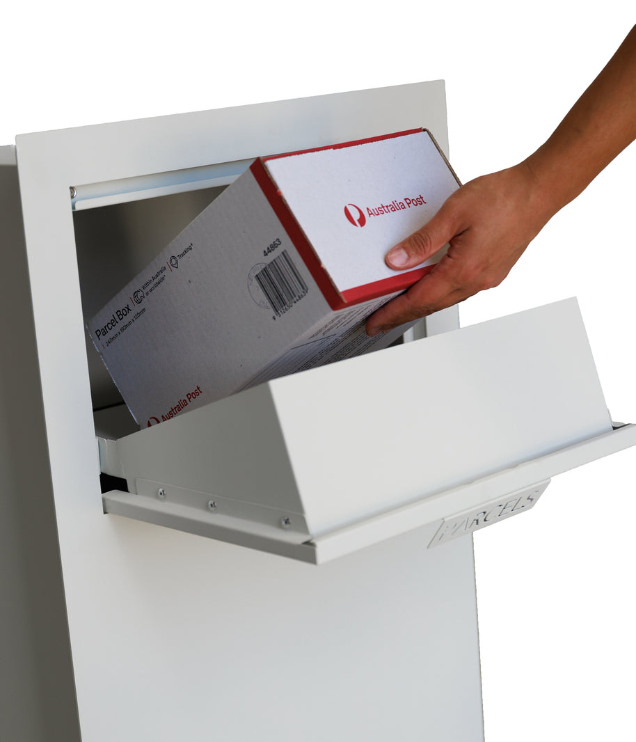Apex | Brick-In or Fence Parcel Letterbox | Receive A4 Mail and Parcels ...