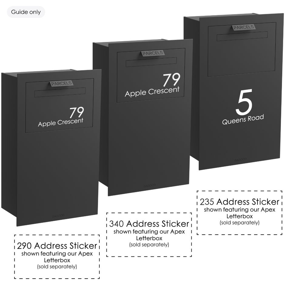 Apex | Brick-In or Fence Parcel Letterbox | Receive A4 Mail and Parcels ...