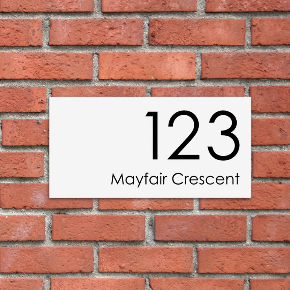 Extra Large Custom Sign - Decal – Dagood Letterboxes