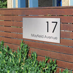 Extra Large 316 Stainless Custom Sign – Decal – Dagood Letterboxes