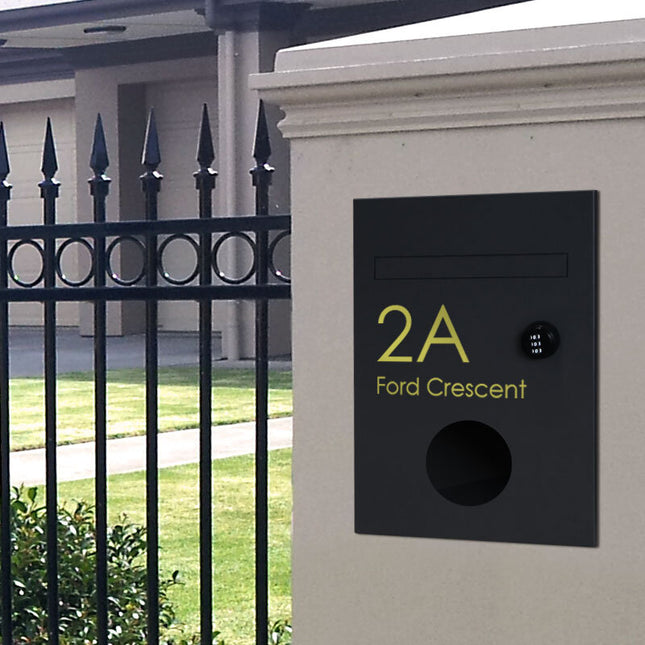 Custom Address Decals – Dagood Letterboxes